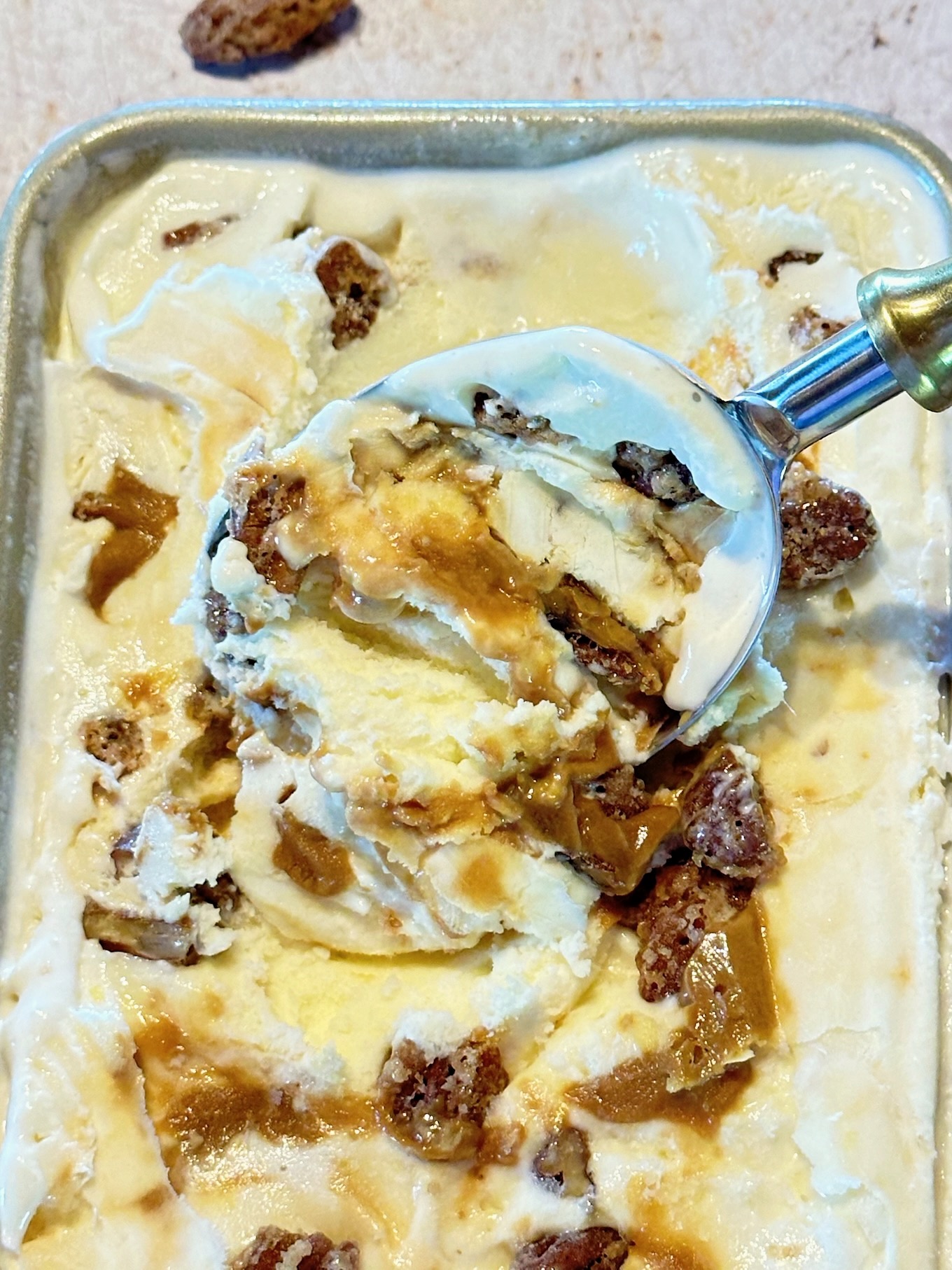 Pralines and Cream Ice Cream - My Country Table