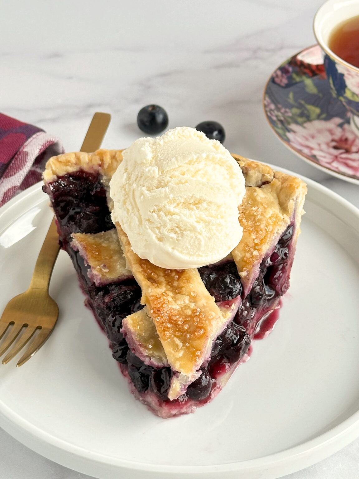 Blueberry Pie - My Country Table
