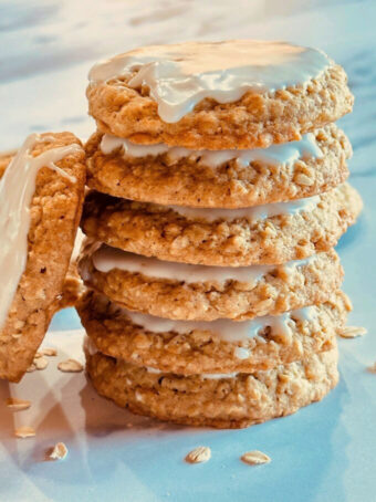 Iced Oatmeal Cookies - My Country Table