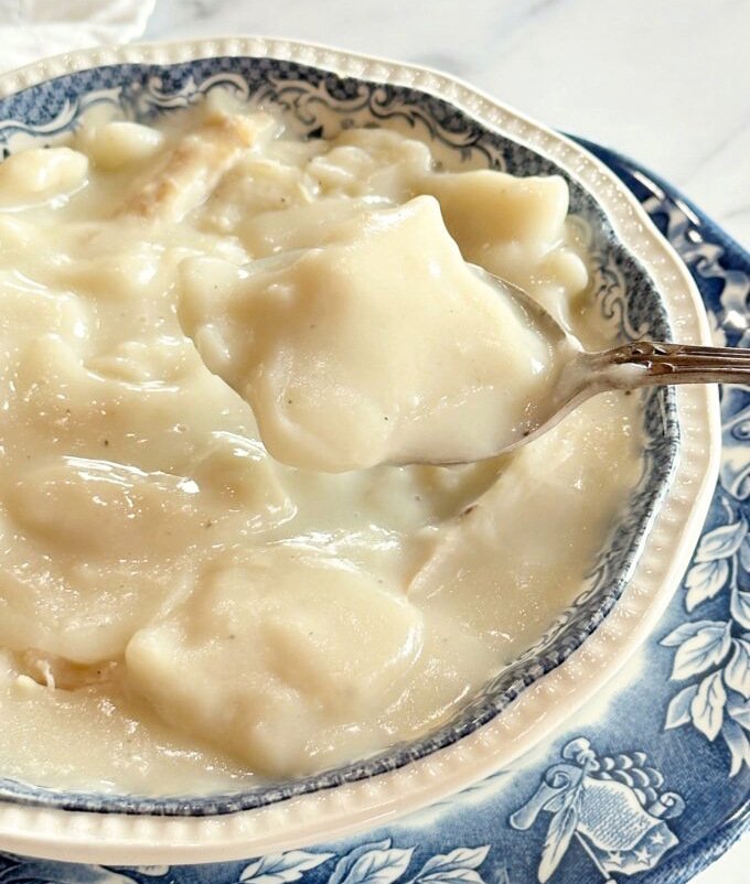 Easy No-Fail Flat Dumplings with Chicken - My Country Table